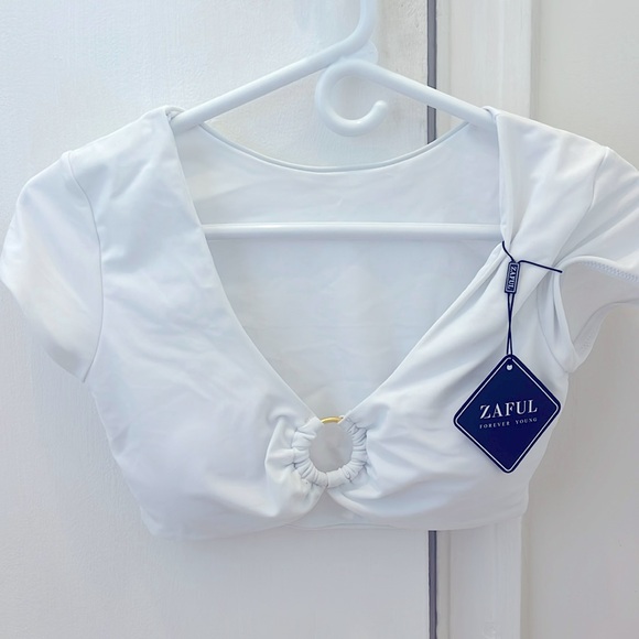 Zaful | Tops | Zaful Summer Time Crop Top For Vacation Or A Day At The ...
